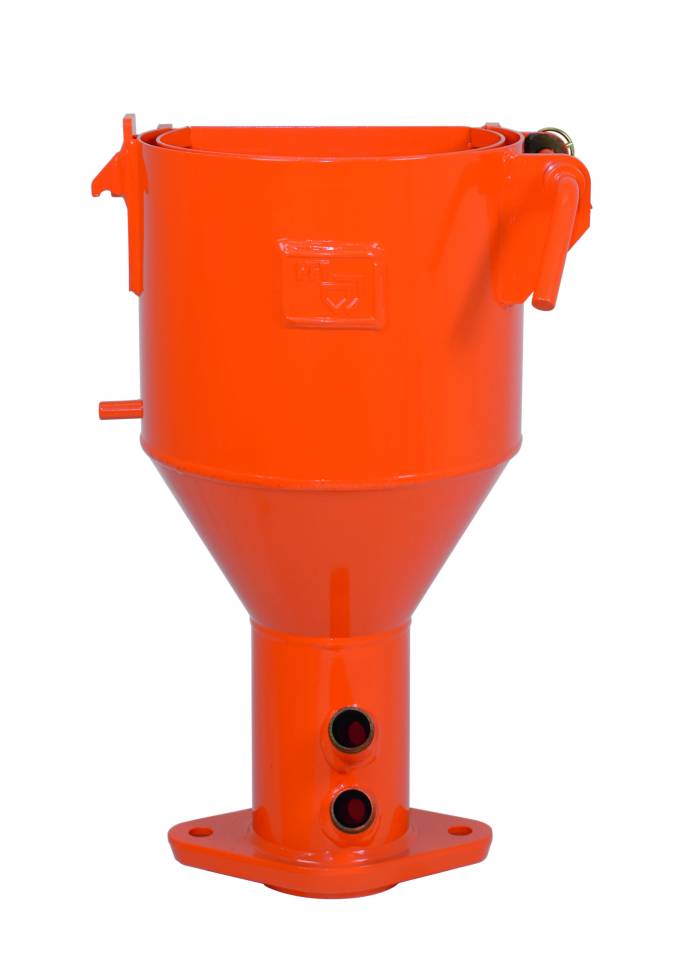 Mixing tube pot with adaptable flange - PFT North West LTD